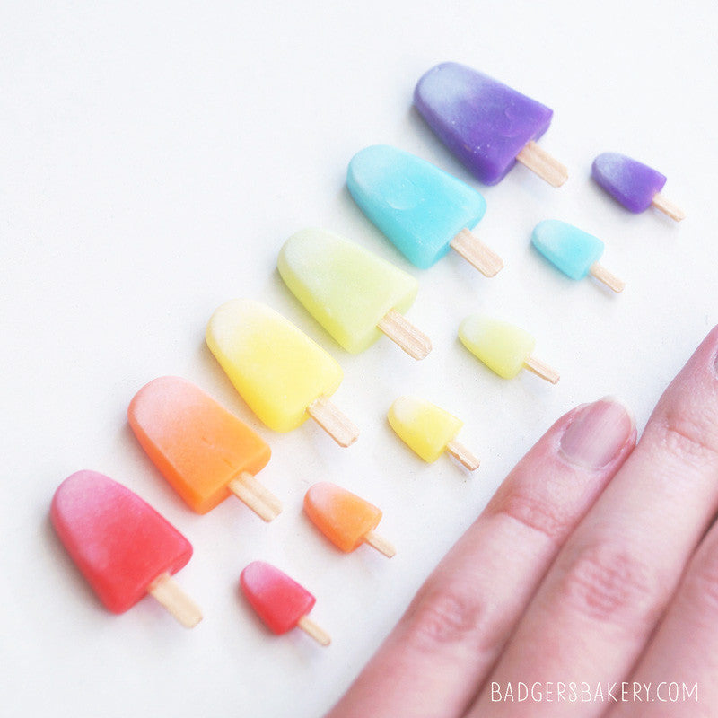 Miniature POPSICLES, Fake Ice Pops for Dolls 1/3, 1/4, 1/6, 1/12 scale ...
