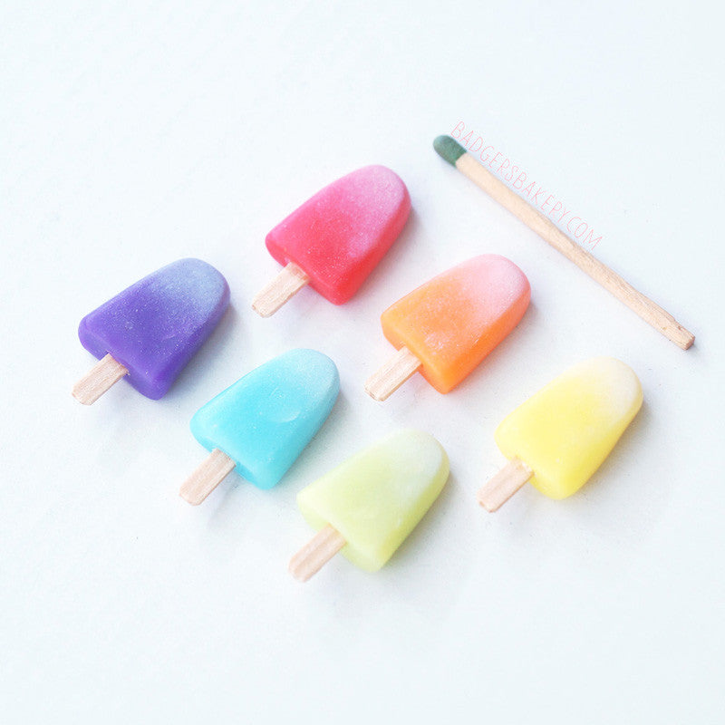Miniature POPSICLES, Fake Ice Pops for Dolls 1/3, 1/4, 1/6, 1/12 scale ...