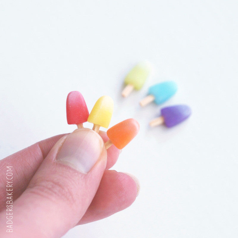 Miniature POPSICLES, Fake Ice Pops for Dolls 1/3, 1/4, 1/6, 1/12 scale ...