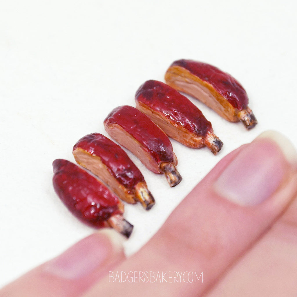 Miniature SPARE RIBS Barbecue for Dollhouses and Dolls – Badger's Bakery